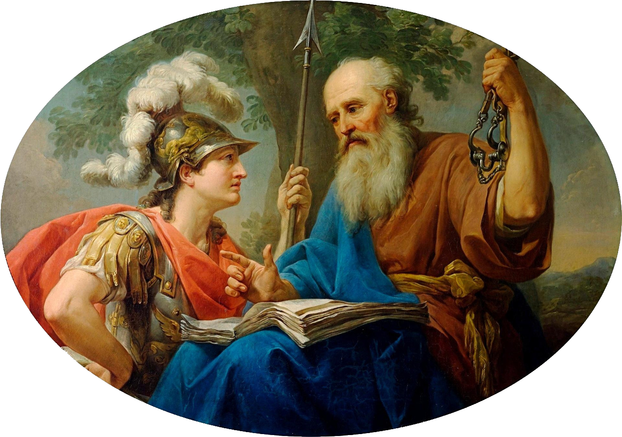 Plato And Socrates Painting